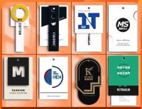 Quality Custom Paper Printing Services Clothing Packaging Thank You Card Hang Tag With Hole for sale