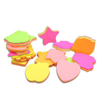 China Hete verkoop gekleurd stickerpapier Hoogwaardig zelfklevend stickerpapier Notitie Plaknotities Te koop