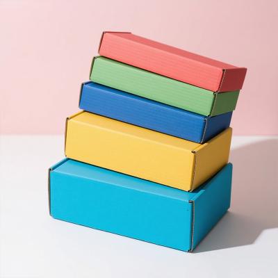 China Custom Color Printed Cardboard Box Paper Mailer Aircraft Boxes Corrugated Packaging Shipping Box for Clothing Gift Cosmetic for sale