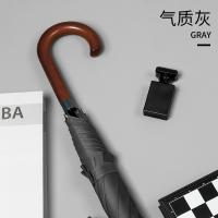 Business Promotion Umbrella Customized Curved Handle Golf Straight Umbrella with