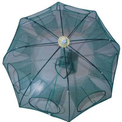 Chine Réseau de parapluie à cage de poisson pliable à cages multiples, de style classique, pour la pêche au parapluie noir à vendre