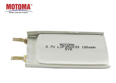Cina Il litio Ion Rechargeable Battery UN38.3 dell'inseguitore 3.7V 180mAh di GPS ha approvato in vendita