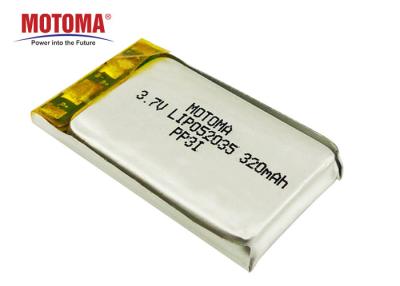 Cina Cuffia avricolare 3,7 V 320mah Li Po Battery di Bluetooth vita di ciclo di 500 volte in vendita