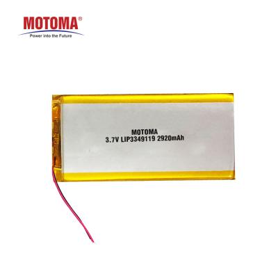 China Lítio Ion Rechargeable Battery 2920mah de 3,7 volts com baixa Auto-descarga à venda