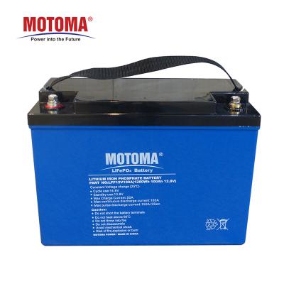Cina Batteria profonda del ciclo LifePO4 di MOTOMA IEC62133 12V 100Ah per il sistema di memorizzazione solare in vendita