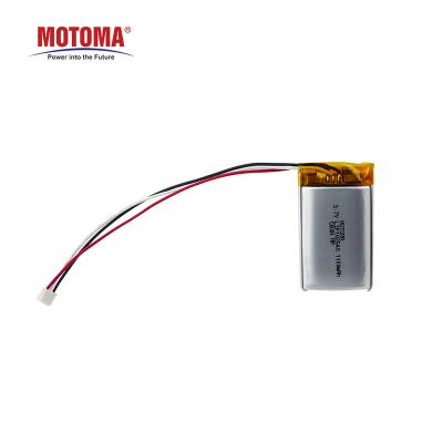 Cina pacchetto della batteria del polimero del litio di 3.7V 1100mAh per l'inseguitore della flotta in vendita