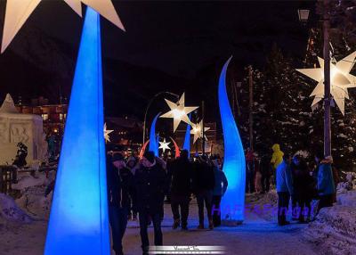 Cina Decorazione di luci gonfiabili a stelle personalizzate Atmosfera dell'evento di festa in vendita