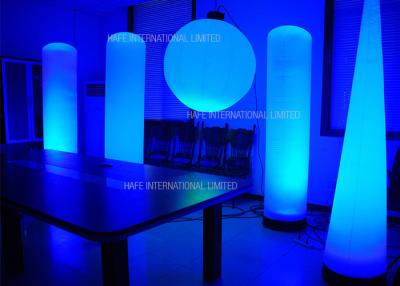 Cina L'evento gonfiabile del partito del cono della luce della decorazione di illuminazione di ED25 3M con 24 W ha condotto la lampada in vendita