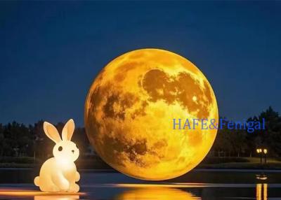 China Giant Planet Art ballon Met LED-verlichting 1-3M Evenement Atmosfeer Decoratie Ondersteuning Aanpassing Te koop