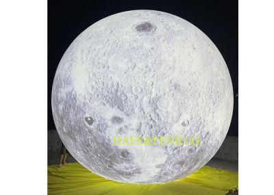 Cina 3m / 10ft pianeta lunare gonfiabile con luce elio riempito per gli eventi decorazione in vendita