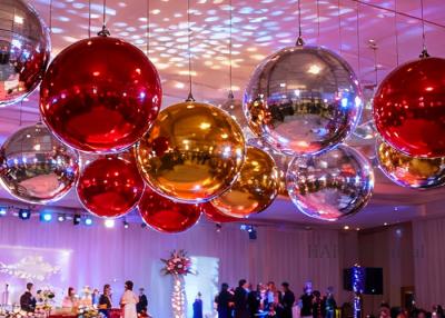 China Inflatable Mirror Ball Holiday Event Space Decoration Can Be Hung for sale