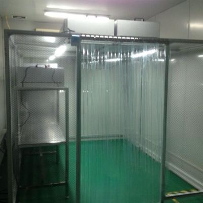 China ISO Class 5 Modular Clean Booth with Anti-Static PVC Curtains for sale