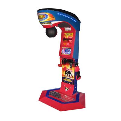 Cina 12mm Wooden MDF Boxing Game Machine Arcade Coin Operated Games Release Pressure Boxing Machine For Adults in vendita
