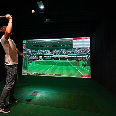 Cina Standard Hardware Fuselage With Mesh Frame New Design Virtual Elastic Reality Simulator Indoor Tennis Fitness Equipment Sports Game Tennis Simulator in vendita