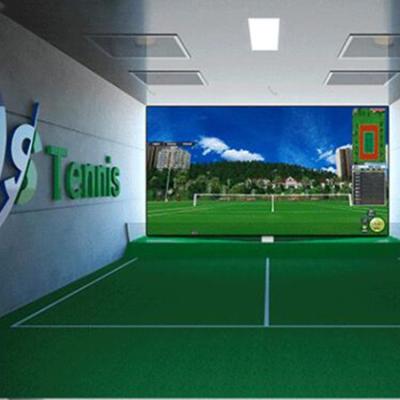 Cina Standard Hardware Fuselage With Elastic Mesh Frame Children Amusement Park Tennis Game Machine Vr Adult Indoor Interactive Virtual Tennis Simulator in vendita