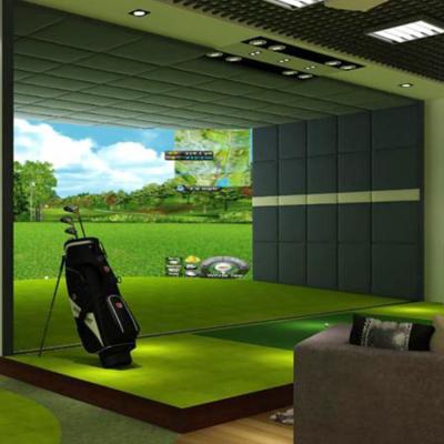 Cina Real High Definition 3d Screen Projection Driving Range Home Golf 3d Simulator 1 in vendita