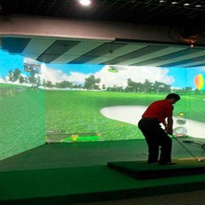 Cina Professional 3d Golf Simulator Full Set Assisted Indoor Training System Projection Screen Golf Simulator 1 in vendita