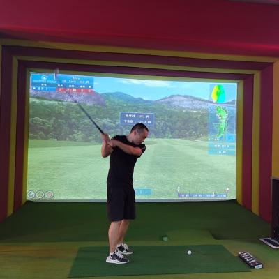 Cina Golf Practice China Golf Simulator For Indoor Driving Range 3d Golf Pitch Monitor in vendita
