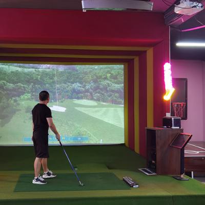 Cina Backyard Indoor Home Golf Hitting Cage Golf Practice Simulator Room With 1 Infrared in vendita