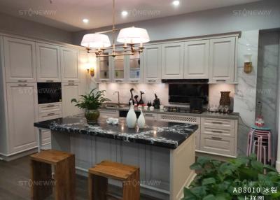 Κίνα Ανθεκτική κατασκευασμένη Countertops κουζινών χαλαζία χαλαζία πέτρινη μαύρη UV κοπή προς πώληση