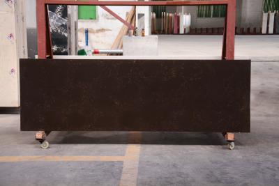 Κίνα Countertop κουζινών στερεό πέτρινο μαύρο χρώμα χαλαζία επιφάνειας τεχνητό προς πώληση