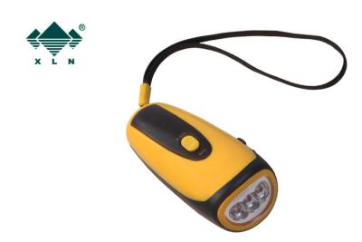 Cina La dinamo arancio ha condotto luminoso eccellente dei pc della torcia elettrica 3 principale + USB che fa pagare gli Smartphones in vendita