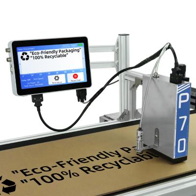 China Portable Industrial Automatic Inkjet Printer Handheld Marking & Packaging Coding Machine with XP600 Print Head & for Solvent Ink for sale