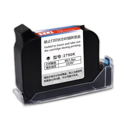 China 2790k Industrial Quick-dry Ink Cartridges Nozzle Non-Blocking Imported Oil Compatible 1.27mm Printer Ink Cartridge for Printer for sale