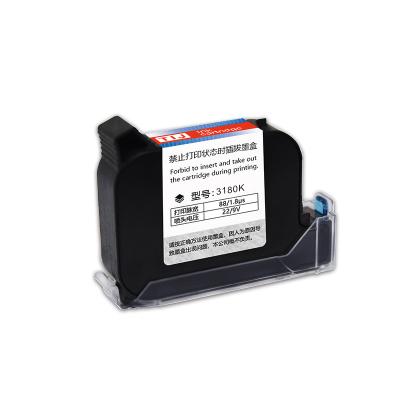 China Demin 3180K Ink Cartridge 12.7mm Inkjet Black High Adhesion Ink Non-fading Fast Drying Printer Ink Used for Inkjet Printer for sale