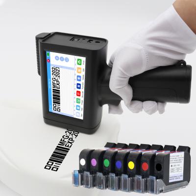 China Automatic M20 Hand Inkjet Printer Small Batch Number Bag Production Date Bottle Printer Tshirt Printer T-Shirt Printing Machi for sale