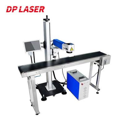 Cina 30W 50W 100W che pilota la bottiglia di acqua online del tubo del PE del PVC pp PPR della macchina della marcatura del laser della fibra in vendita