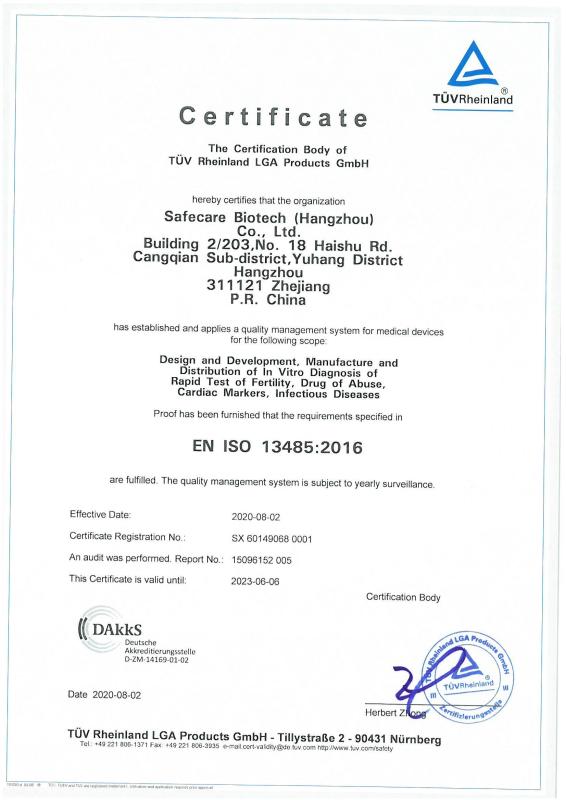 ISO13485 - Shenzhen Wensidun Technology Co., Ltd.