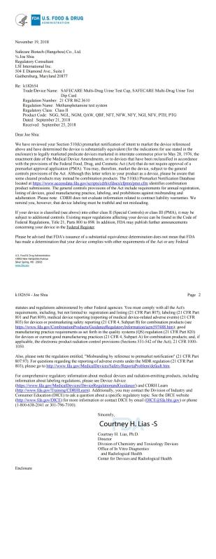 FDA - Shenzhen Wensidun Technology Co., Ltd.