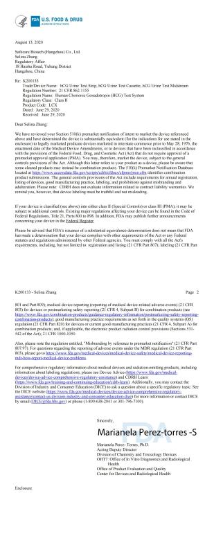 FDA - Shenzhen Wensidun Technology Co., Ltd.