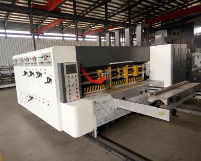 China De kettingsvoeder plooide Roterende Matrijzensnijder, de Drukmachine van Hoge snelheidsflexo Te koop