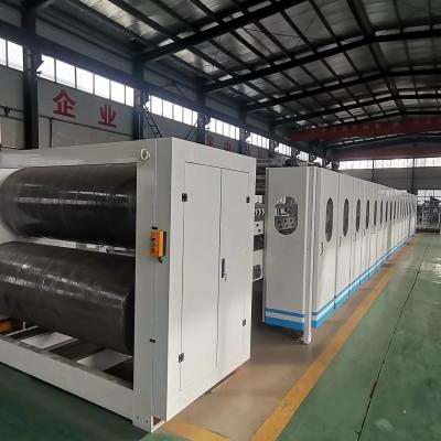 Cina Facile faccia funzionare una macchina del doppio Facer 380V della linea di funzionamento del cartone ondulato di 3 pieghe in vendita