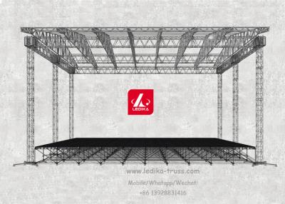 Cina Compensato antislittamento di alluminio modulare leggero della piattaforma 18mm della fase in vendita