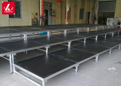 Cina Dimensione di alluminio delle gambe della piattaforma 2.0m della fase della parte posteriore 6082 pieghevoli di evento in vendita