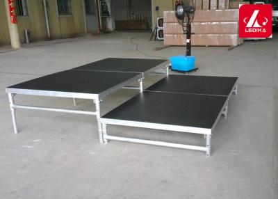 Cina Fase portatile di alluminio regolabile 4*8ft H 0.4-1.2m del compensato in vendita