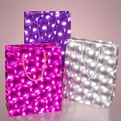 Cina bene durevole di carta piano della maniglia delle borse del regalo dei gioielli impresso bolla 3D per la promozione in vendita