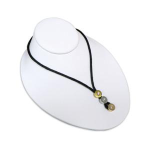 Cina Piccolo supporto piano bianco del supporto della collana, similpelle lunghe di valore del supporto della collana in vendita
