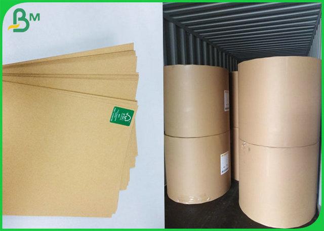 Different Gram Brown Color Kraft Liner Roll For Printing Or Packaging Different Gram Brown Color Kraft Liner Roll For Printing Or Packaging