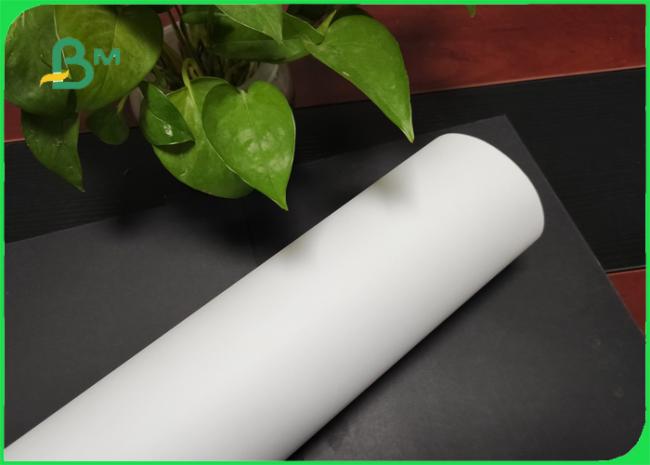 100% Virgin Pulp 80gsm CAD Plotter Paper Roll For Engineering Drawing Smooth