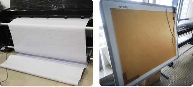 Uncoat 45gr 48gr 2" Core Engineering Bond Plotter Paper In 36" 40" Width  www.kraftpaper-rolls.com