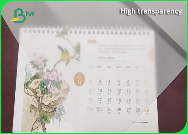 Transparent plotter paper Transparent plotter paper