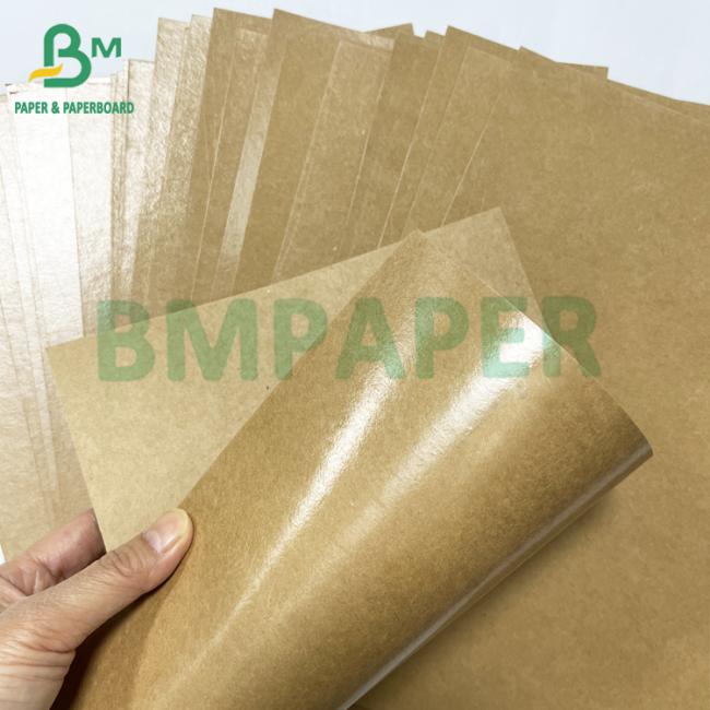 Greaseproof Food Package Box Brown Kraft PE Coated Paper Roll