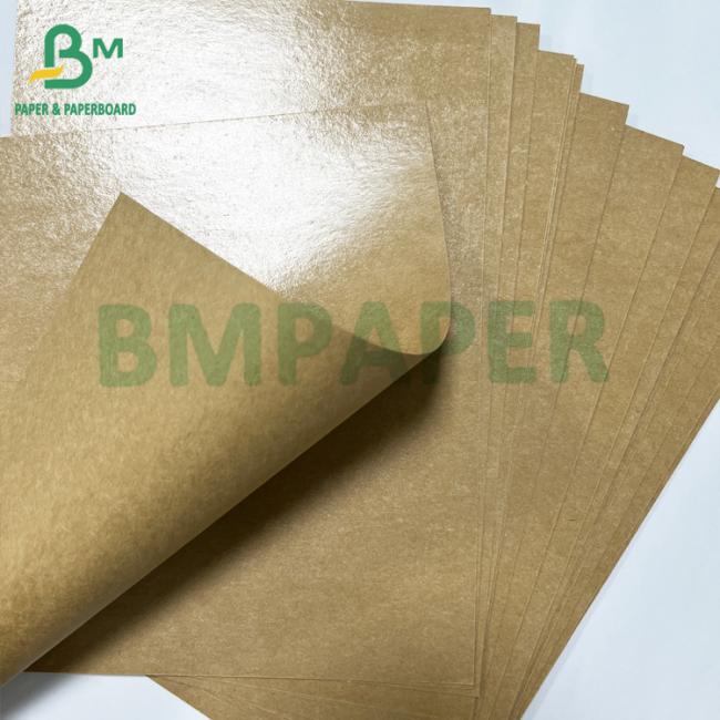 Untear Brown Kraft Greaseproof French Fries Boxes PE Coated Paper