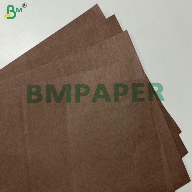 Food Grade Oil-Proof Coffee Color Greaseproof Paper Roll 40gsm 45gsm Wrapping Paper for Sandwiches, Burgers & Baking Food Grade Oil-Proof Coffee Color Greaseproof Paper Roll 40gsm 45gsm Wrapping Paper for Sandwiches, Burgers & Baking