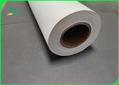 China 100% Virgin Pulp 80gsm CAD Plotter Paper Roll For Engineering Drawing Smooth for sale