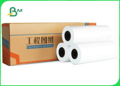 중국 공학 입안 24를 위한 평범한 하얀 80gsm CAD 플로터 백서는 X 150ft로 조금씩 움직입니다 판매용